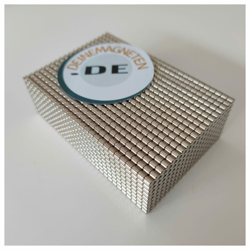 Kleine Neodym Ø3x5mm Stabmagnete, Mini-Supermagnete N35-Stark ...