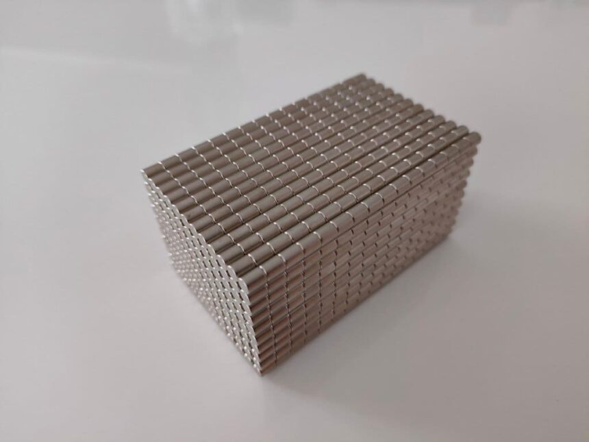 Neodym Magnet 5x5 mm Stab, N45-Stärke, Zylinder-NdFeB Permanentmagnet ...