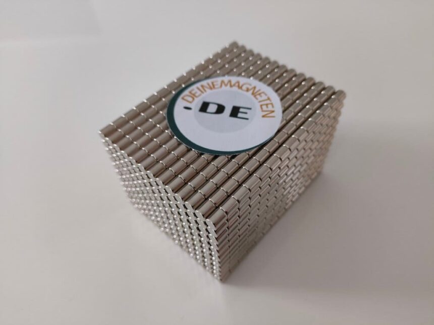 Kleine Neodym Ø3x5mm Stabmagnete, Mini-Supermagnete N35-Stark ...
