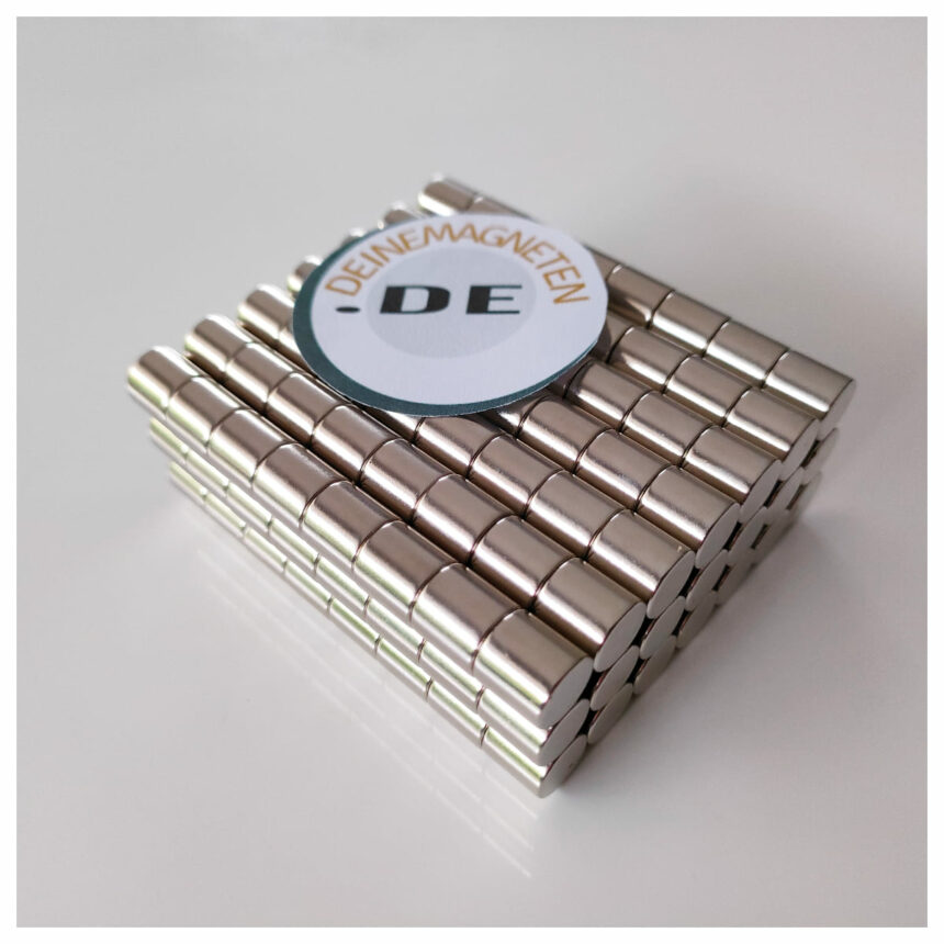 Kleine Neodym Ø3x5mm Stabmagnete, Mini-Supermagnete N35-Stark ...