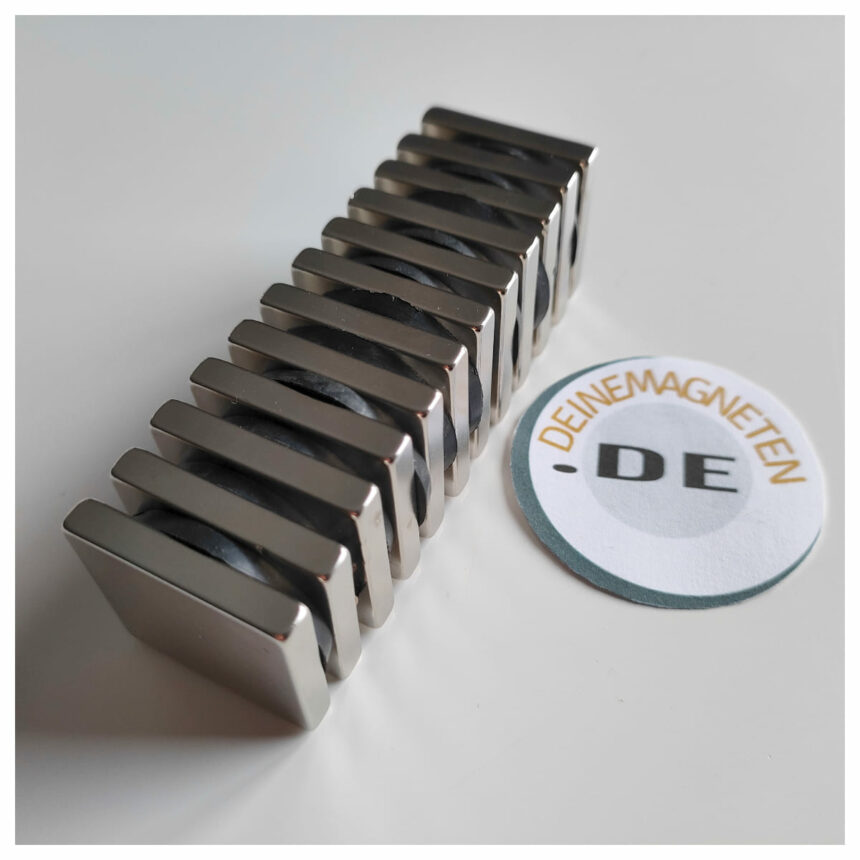 Neodym Magnet 30x30x5mm Quader - Blockmagnet in N45-Stärke ...