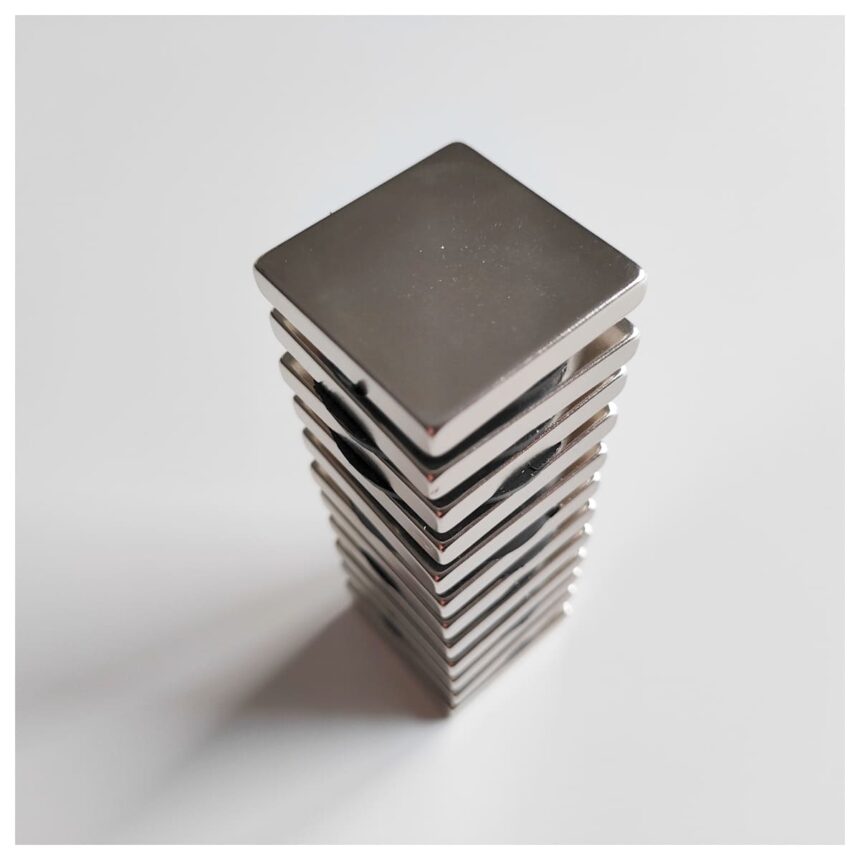 Neodym Magnet 30x30x5mm Quader - Blockmagnet in N45-Stärke ...