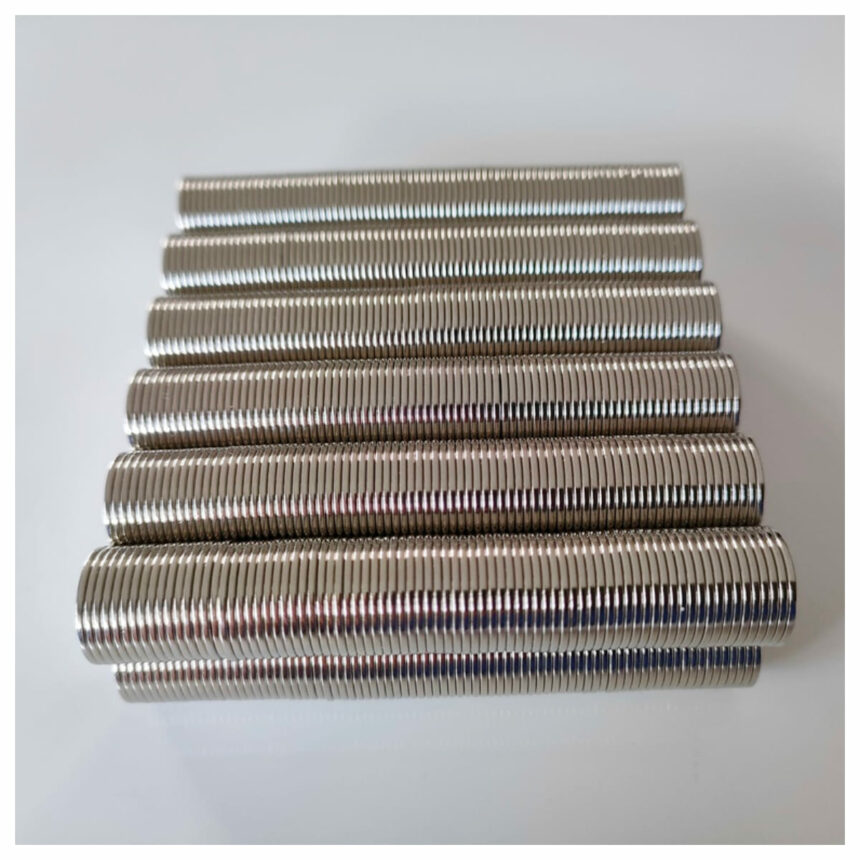 Neodym Magnet 14x1mm N45 Scheibenmagnet, Extra dünn, Rundmagnet ...