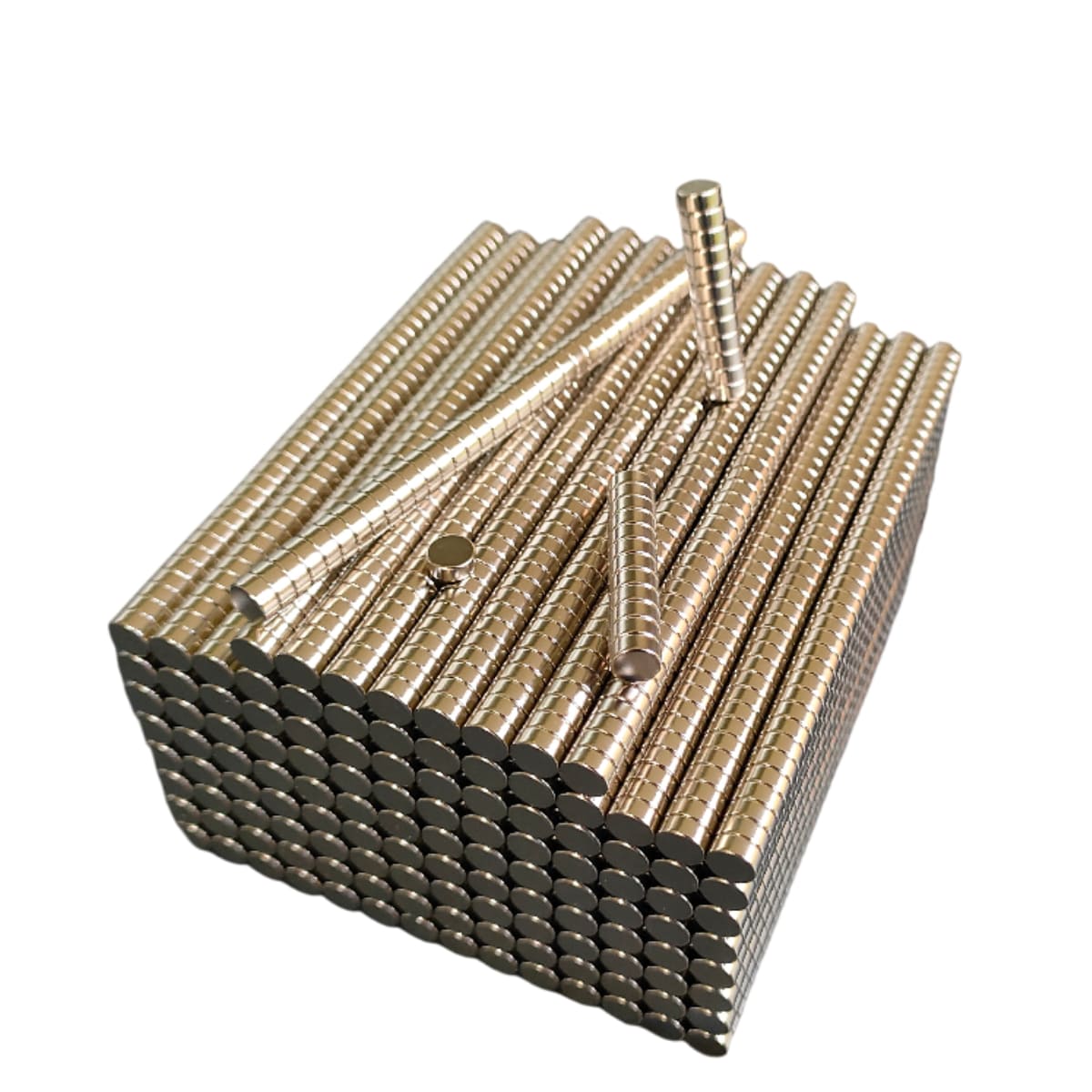 Neodym Magnet 5x5 mm Stab, N45-Stärke, Zylinder-NdFeB Permanentmagnet ...