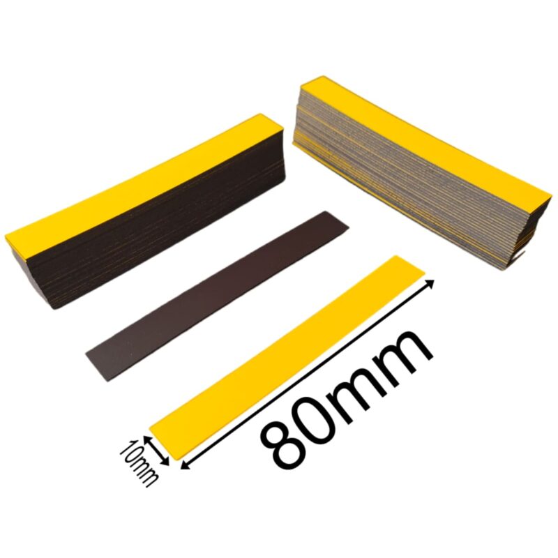 Magnet-Etiketten 60x20mm, 1mm Dick (100 Stück), Lagerschild ...