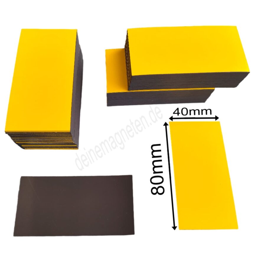 Magnet-Etiketten 60x20mm, 1mm Dick (100 Stück), Lagerschild ...